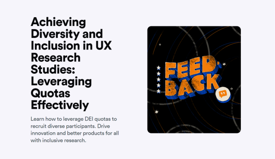 Achieving Diversity and Inclusion in UX Research Studies: Leveraging ...